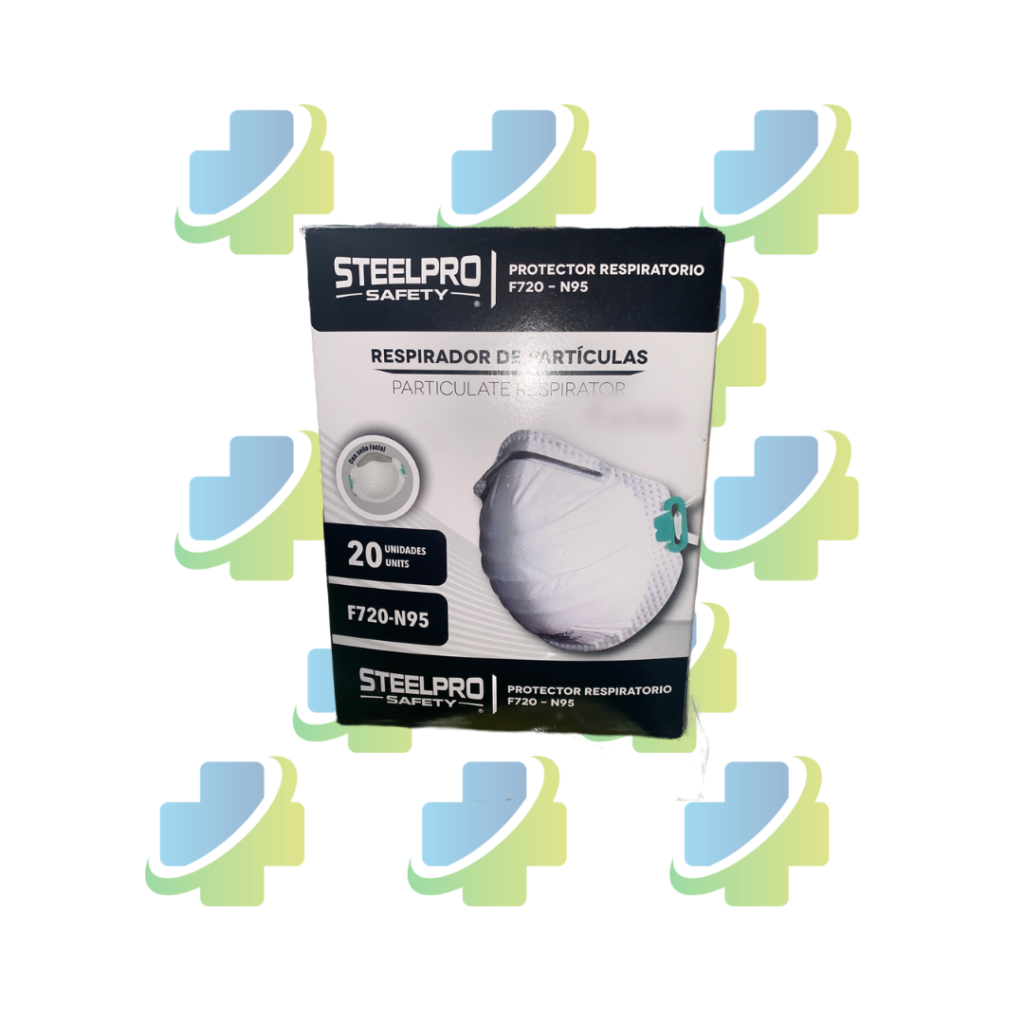 Barbijo KN95 STEELPRO SAFETY 50 unidades - Stock Médico
